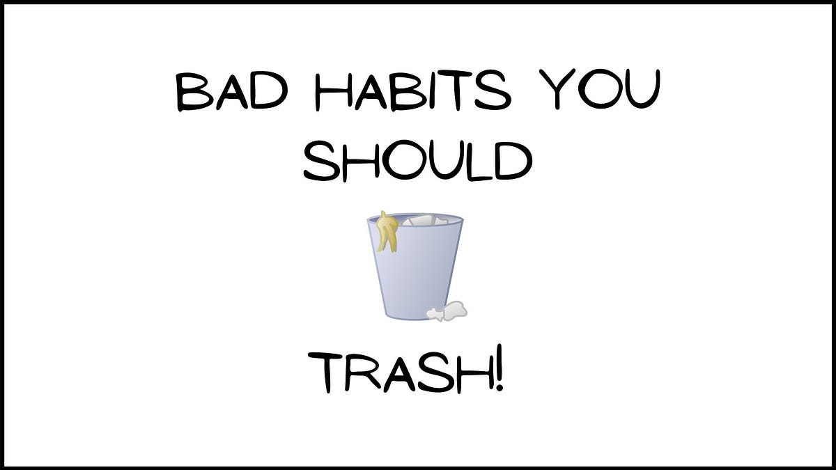 10 Habits Every Developer Should Avoid | by Samuel Martins | JavaScript in Plain English