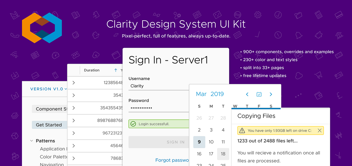 Clarity UI Kit for Figma v.2 Release | by Sergey Durnov | Medium