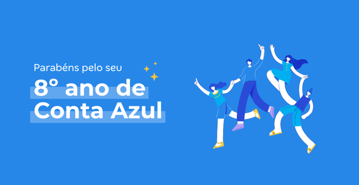 Em um relacionamento sério com a Conta Azul, 8 anos juntas 💙 | by Sandrina Grubba | Blog de ...