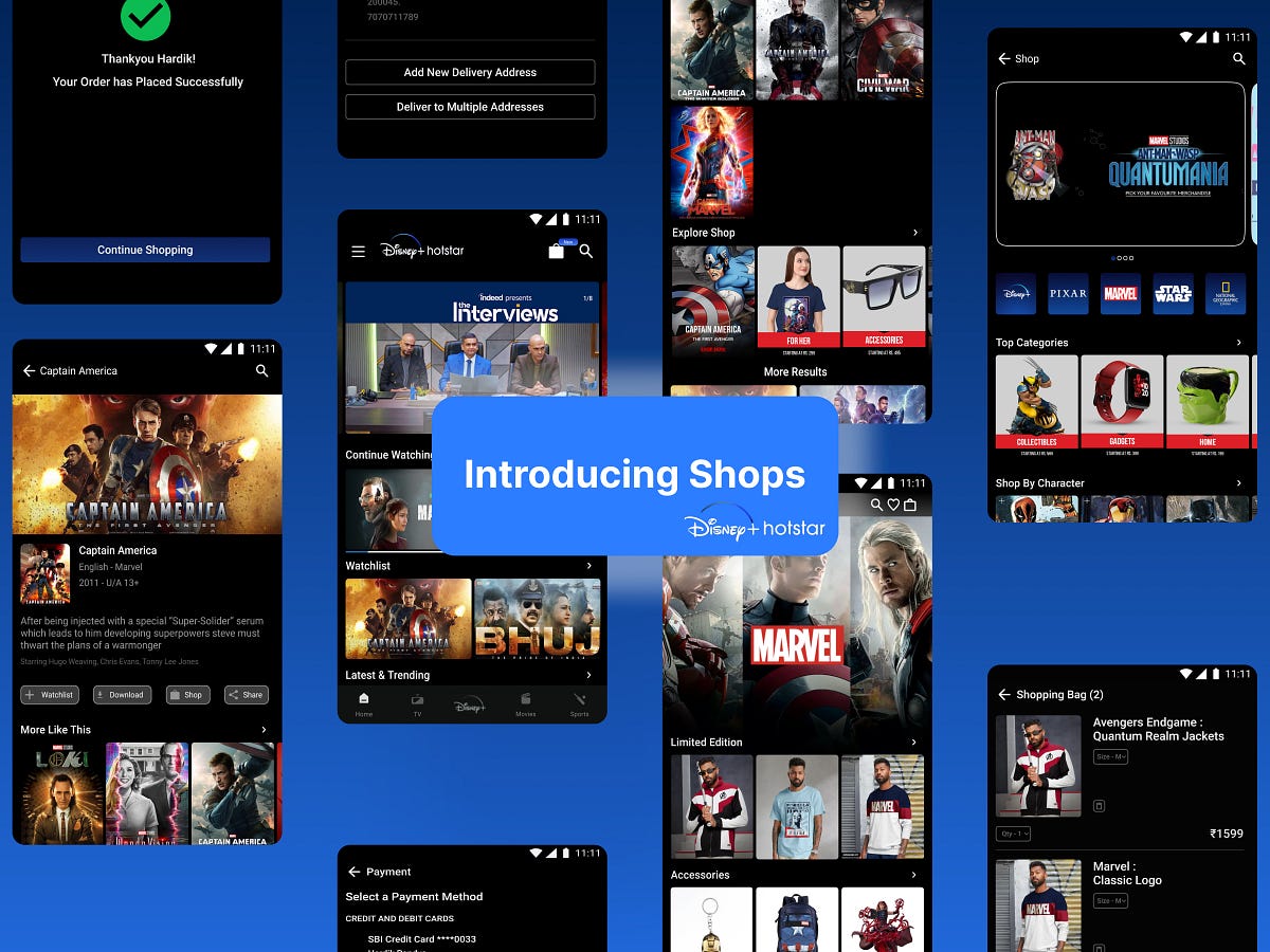 Introducing Shops In Disney Plus Hotstar: A UI/UX Case Study! | by ...