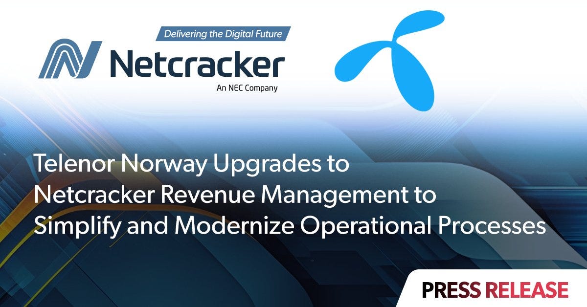 Norwegian Operator Extends its Partnership with Netcracker to Leverage ...