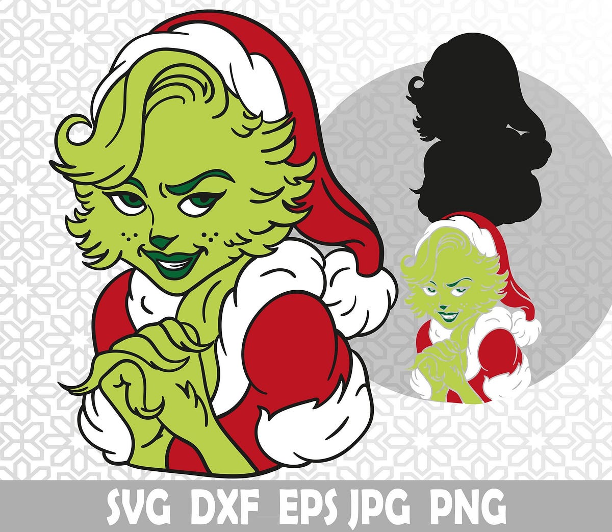 Lady, Santa svg, Christmas svg, Cricut svg, Clipart, Layered svg, Files ...