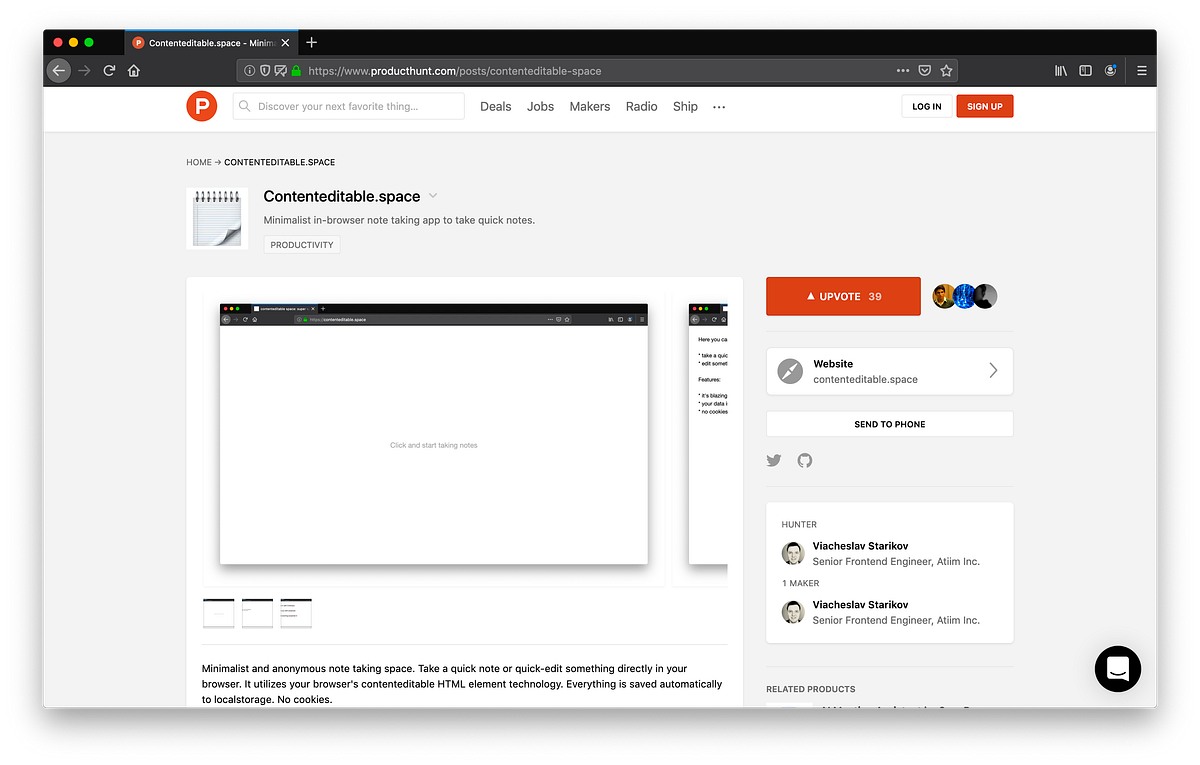 from-0-to-launching-a-product-on-product-hunt-in-2-days-by-viacheslav