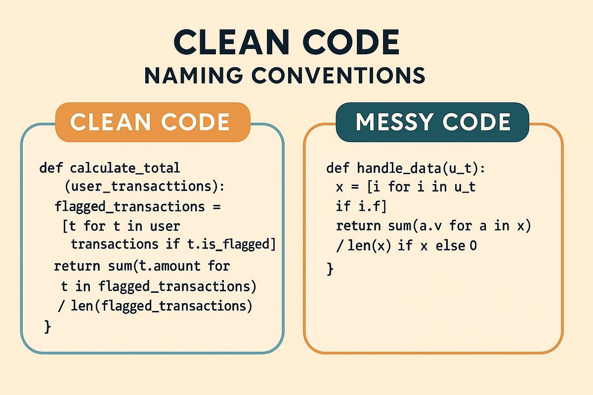 Clean Code Isn’t Optional: Naming Rules That Will Save You From Debugging Hell | The Simplified ...