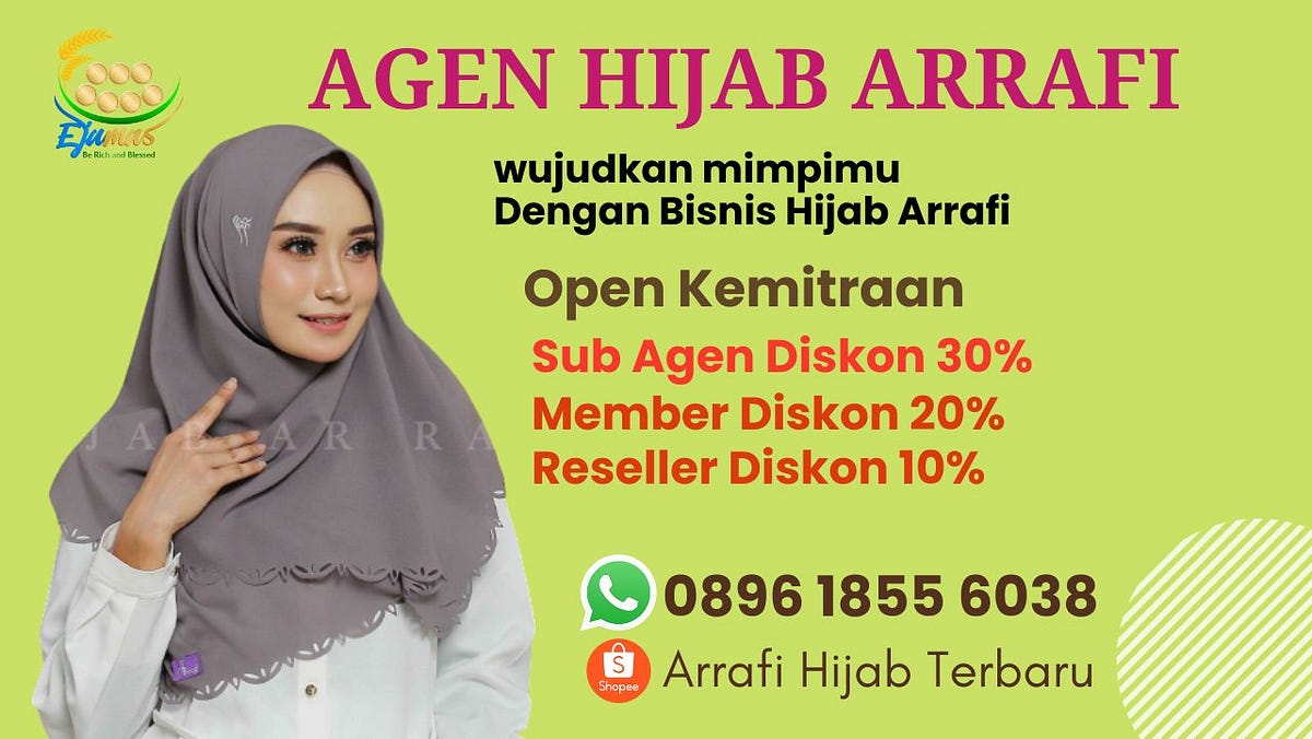 TERFAVORIT 0896–1855–6038, Jilbab arrafi terbaru Ejamas Store ...