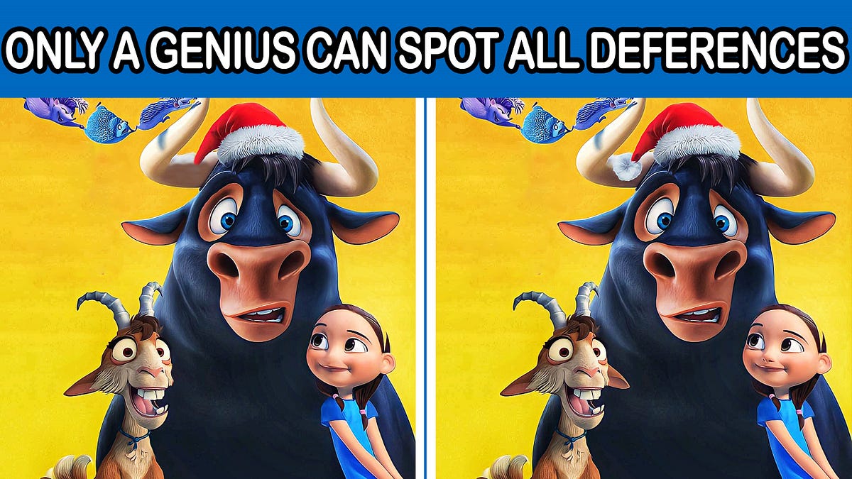 Spot the differences Ferdinand 2017 - Puzzle games - Medium