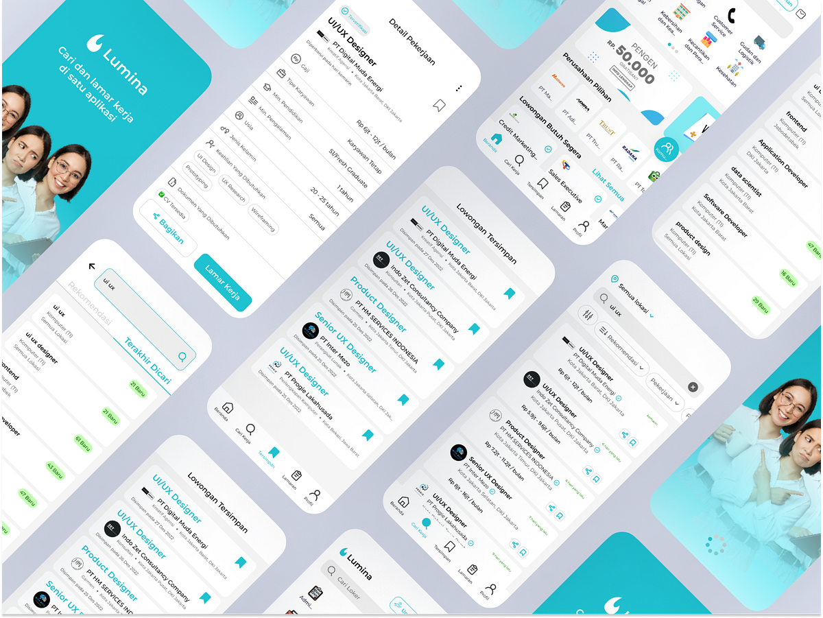 A UX Case Study: Lumina app. A journey redesign an application… | by Atila Hauzan | Medium