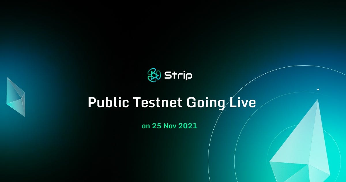 Strip Finance Testnet Launch This is what we have been waiting for so ...