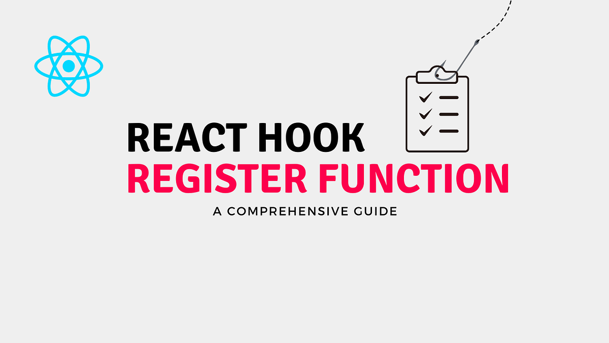 React Hook Form Register Function: A Comprehensive Guide — CodeWithNazam | by Muhammad Nazam ...