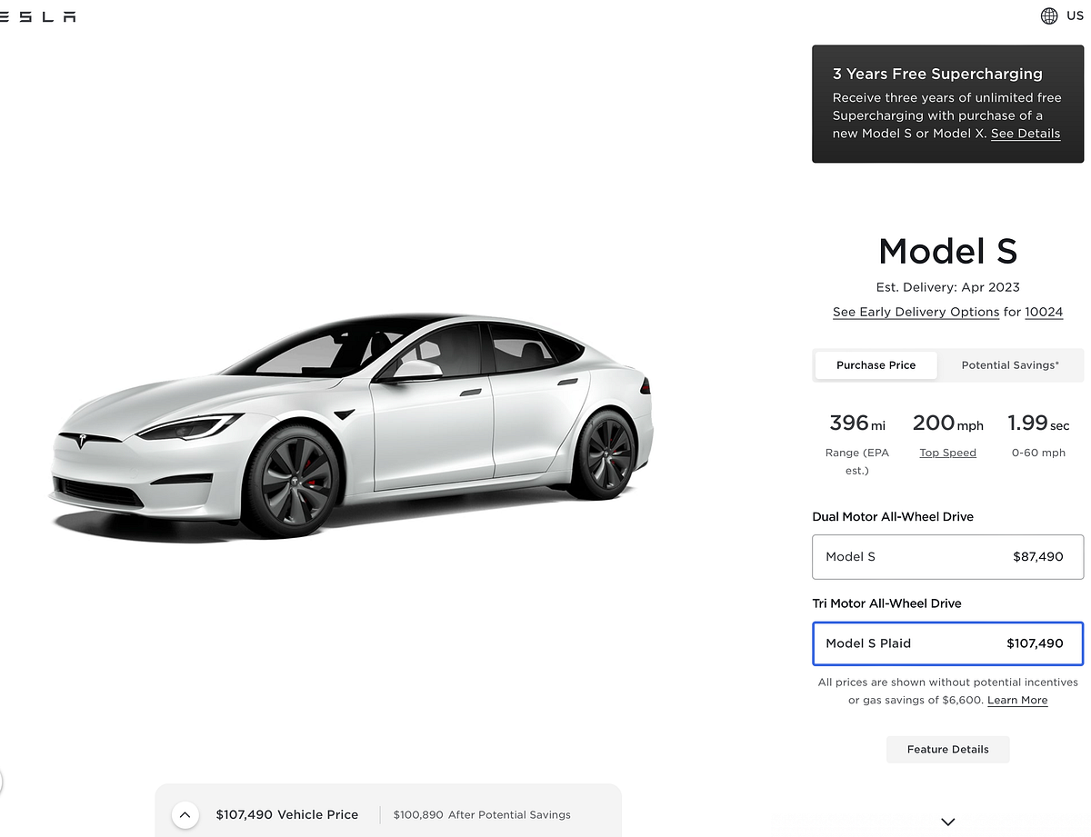 Tesla Raises US Prices for Model S and X, Adds Free Supercharging. | by ...