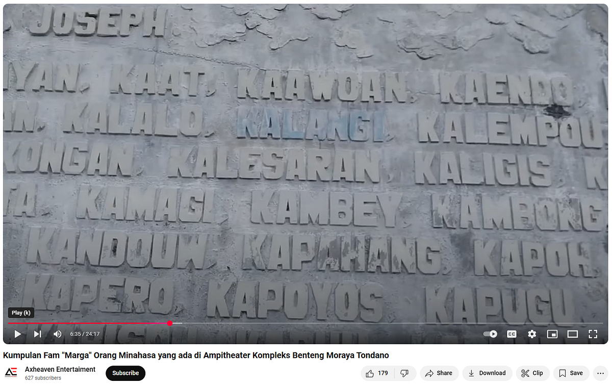 KAMBEY Surname in Indonesia: The Origin and History | by Feldy Judah ...
