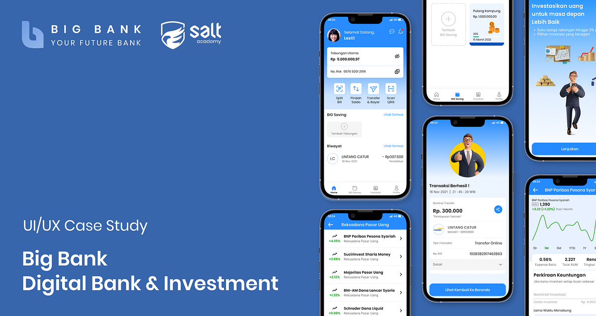 UI/UX Case Study — Big Bank Digital Bank & Investment | by Rio Bayu Rinaldi | Medium