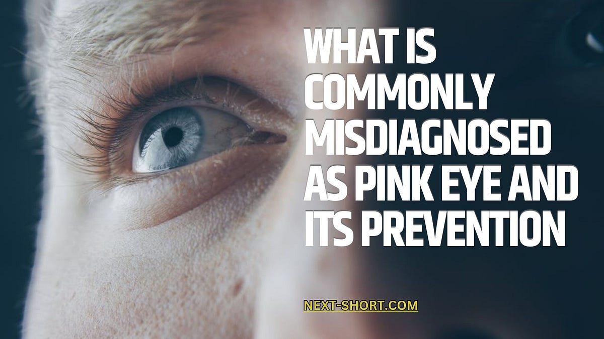 What Is Commonly Misdiagnosed as Pink Eye and Its Prevention | by Erica ...
