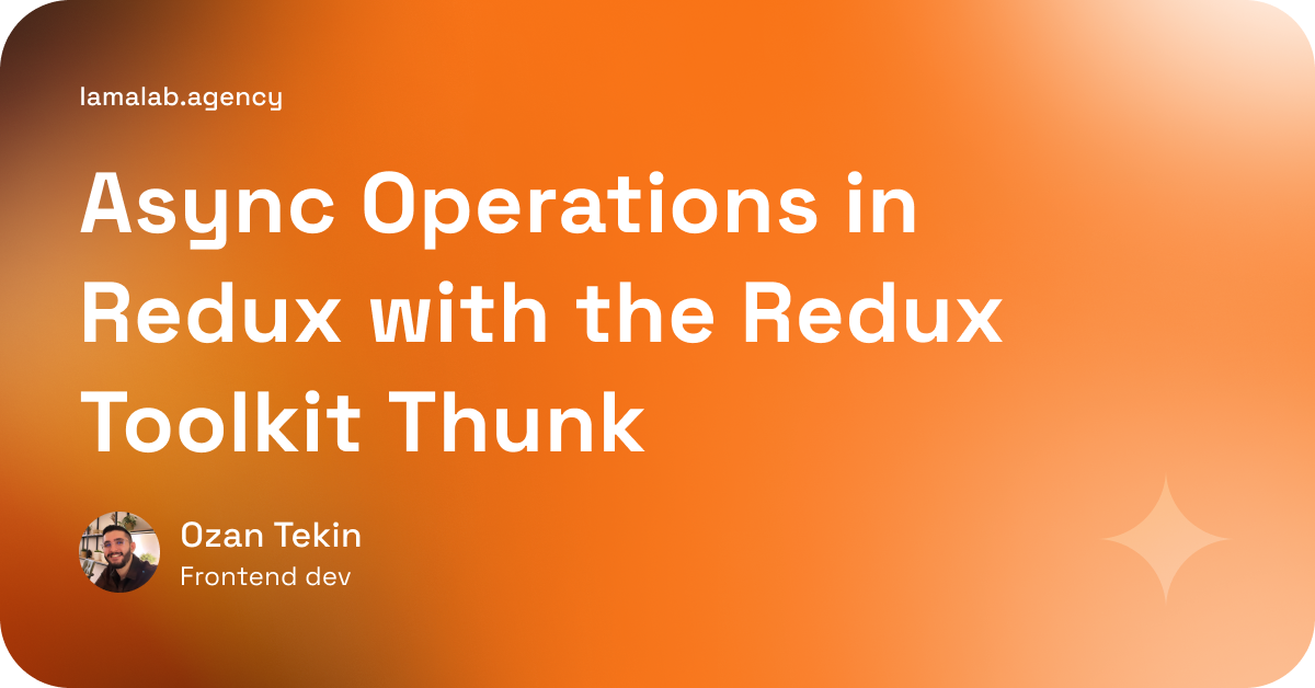 Async Operations in Redux with the Redux Toolkit Thunk | by Ozan Tekin ... Async Operations in Redux with the Redux Toolkit Thunk | by Ozan Tekin ...