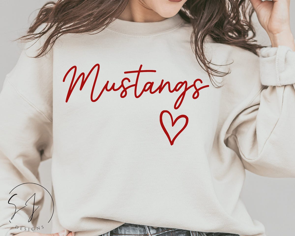 Mustangs SVG, Team Sport Shirts, Gameday SVG, Mustangs Cheer svg, Team ...