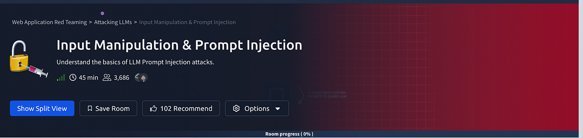 Input Manipulation & Prompt Injection — TryHackMe | by プラント (Puranto ...