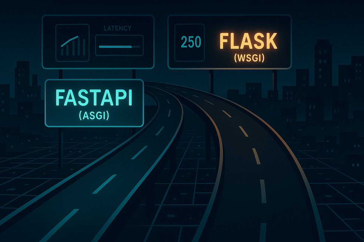 FastAPI vs Flask in 2025. Choose the right Python web framework… | by CodeKiln | Nov, 2025 | Medium