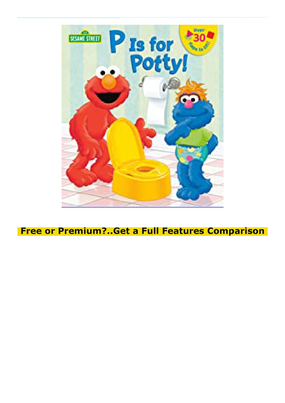 Access PDF P is for Potty! (Sesame Street) (Lift-the-Flap) Any Format ...
