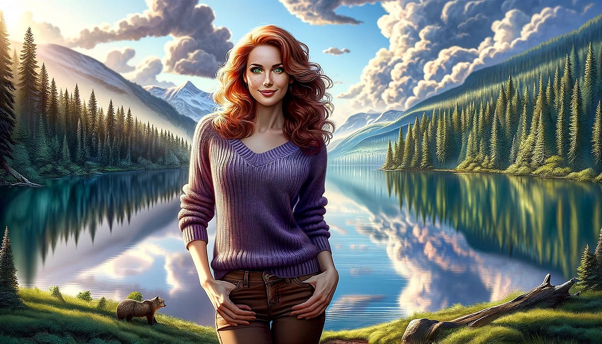 The Lady and The Lake: A Portrait in Realism (2024) | by Robert Lavigne ...