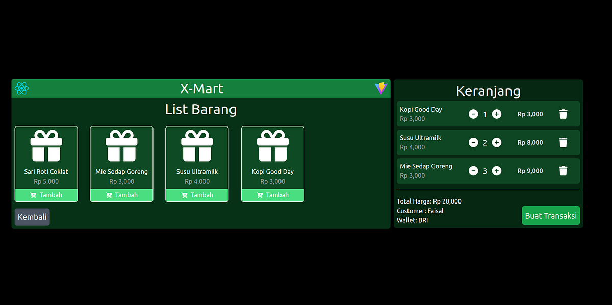 Penerapan React Js + Spring Boot + NodeJs (express — graphql) pada mini project X-Mart | by ...