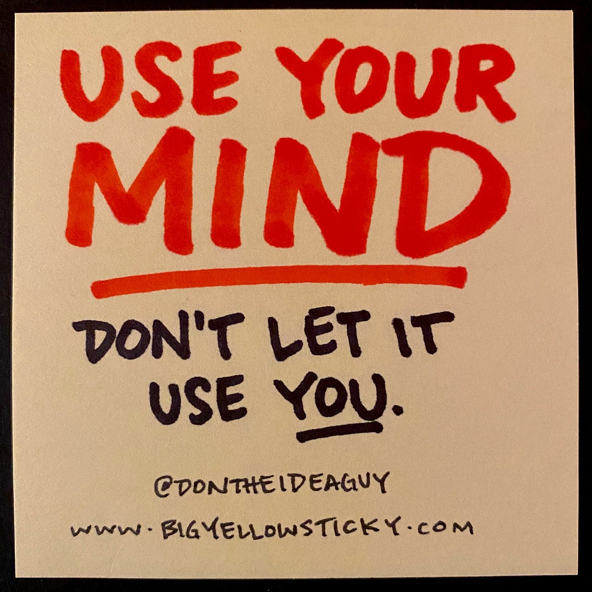 Do You Mind 🟨 Big Yellow Sticky - Big Yellow Sticky - Medium