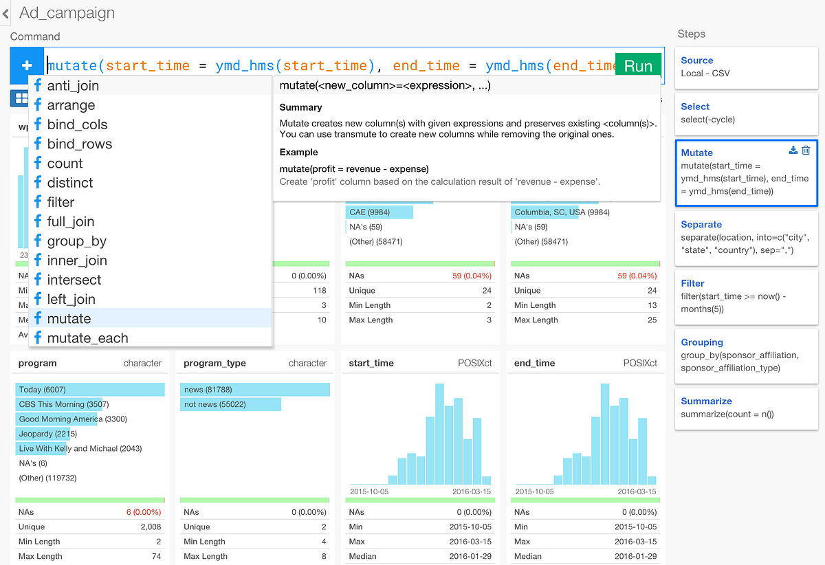 Introducing Exploratory Desktop — Ui For R By Kan Nishida Learn Data Science