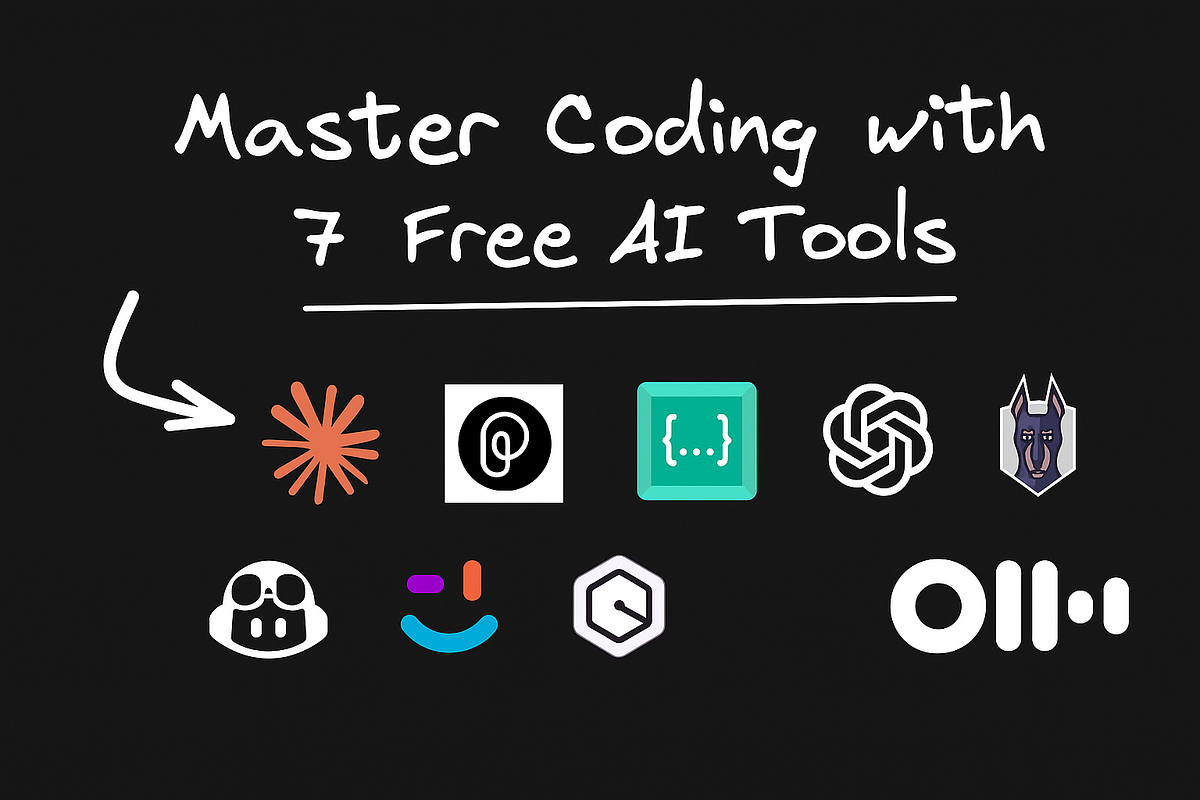 Master Coding with 7 Free AI Tools | by Ritik | CodeToDeploy | Jul, 2025 | Medium