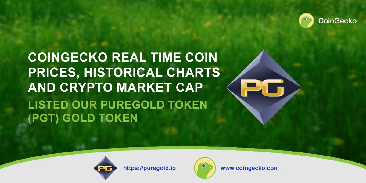 Puregold Token (PGT), Gold Token Is Now Listed On CoinGecko.com | by ...