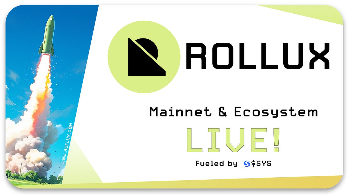 Introducing Rollux, Bringing Rollups on Bitcoin to the Masses | by ...