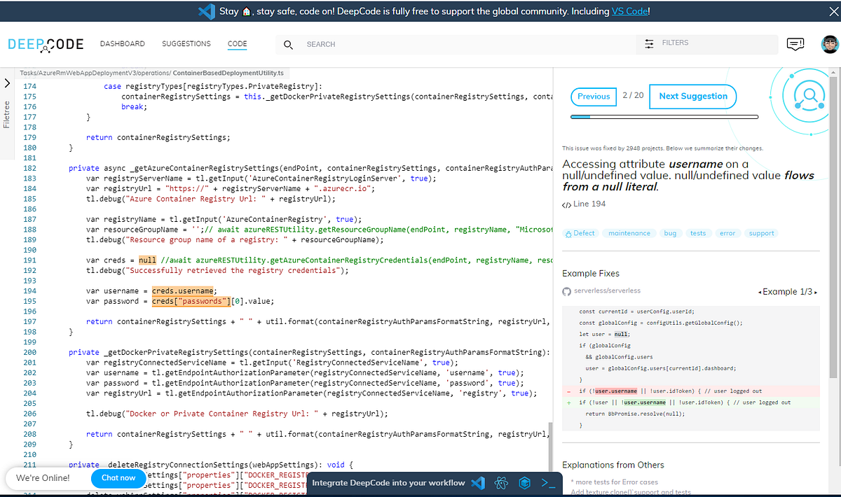 DeepCode’s Top Finding #13 (Lucky Number): Inferring Types in TypeScript | by Frank Fischer ...