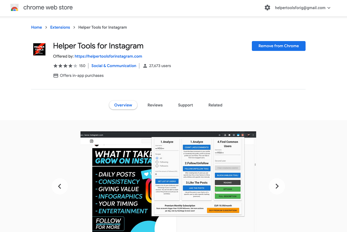 Welcome to Helper Tools for Instagram Chrome Extension | by Helper ...
