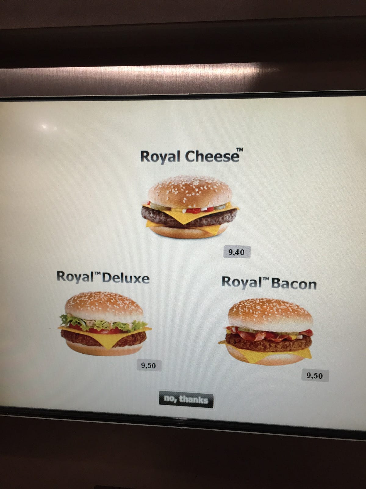 Royale cheese.. As I peer over, the bedside table… | by Soren Reichelt ...