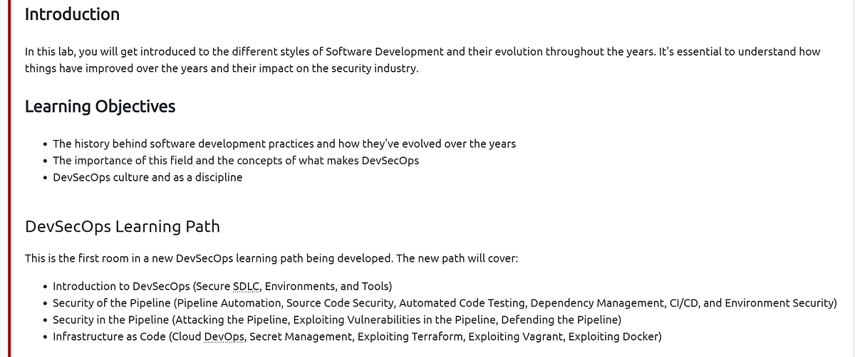 Tryhackme: Introduction to DevSecOps | by Dan Schwarzentraub | Medium