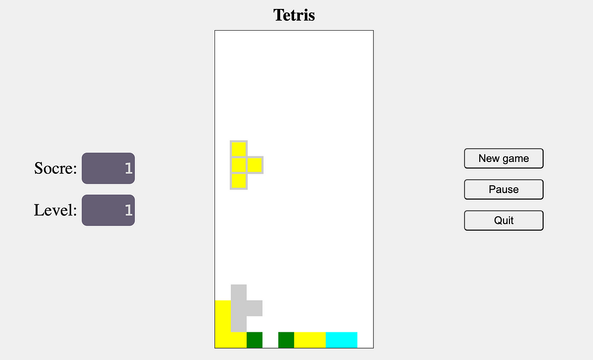 Create Tetris In Javascript — Object Oriented By Msaqib Jul 2024 Medium