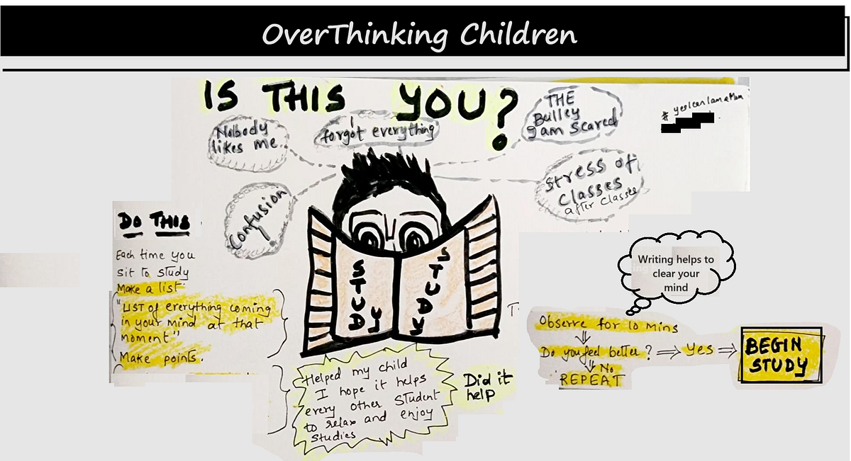 Over-thinking in Children. So many students study day and night… | by ...