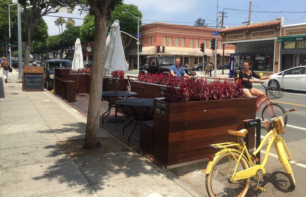 Santa Monica Launches Parklet Pilot | by ryan holman | Medium
