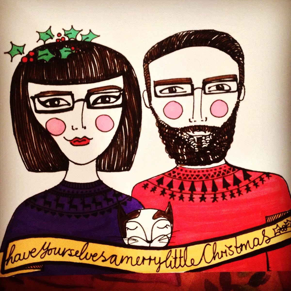 Lovely People. Drawings of my gorgeous pals | by Oh my Doodles! | Medium