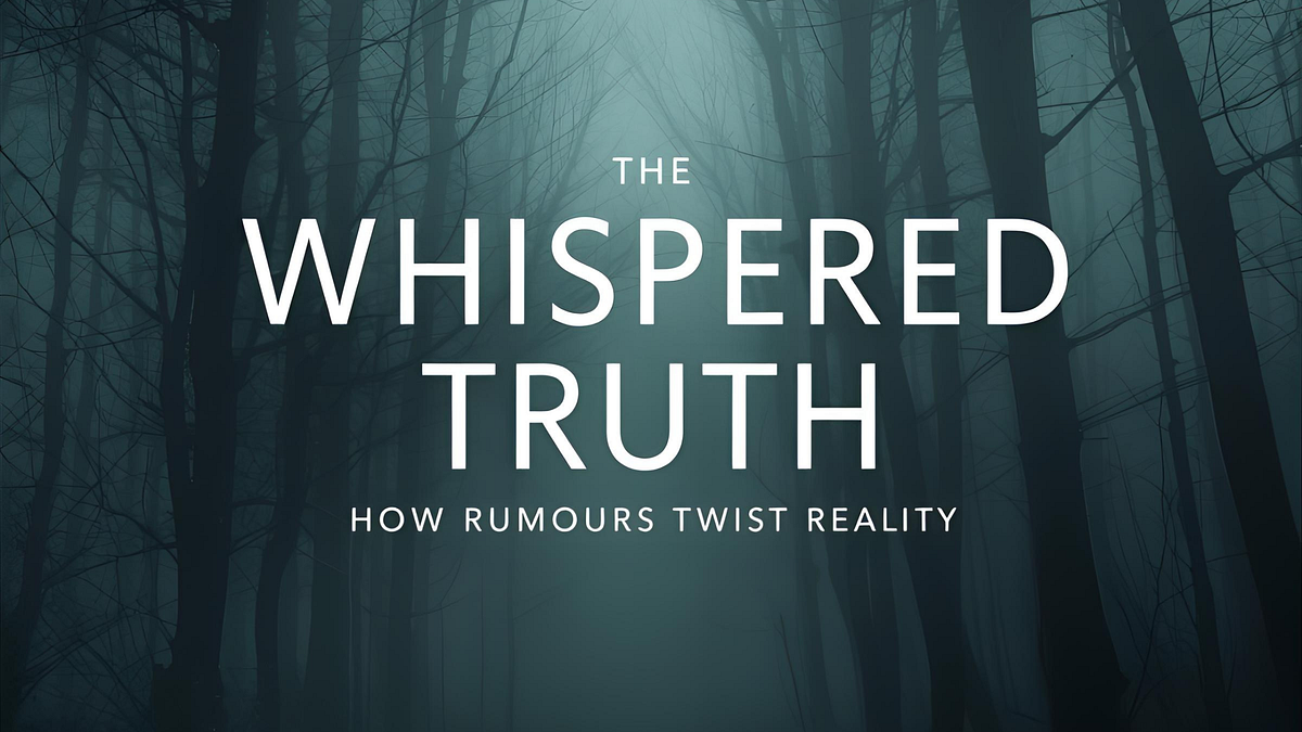 The Whispered Truth: How Rumours Twist Reality | by Sivasri Ramesh ...