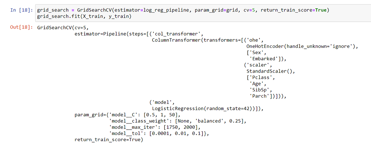 Logistic Regression with ColumnTransformer, Pipeline, and GridSearchCV ...