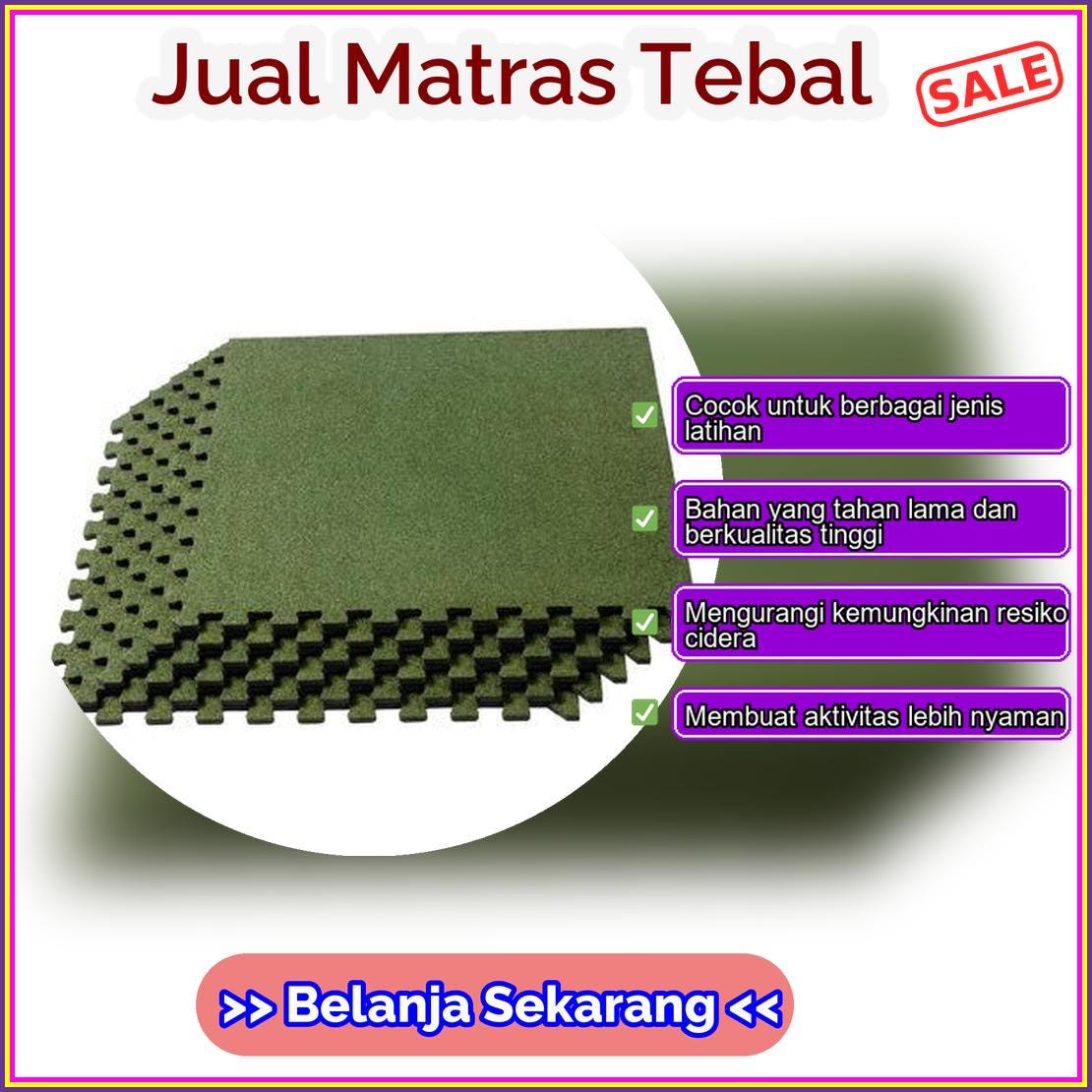Jual Matras Tebal - Matras Judo - Medium