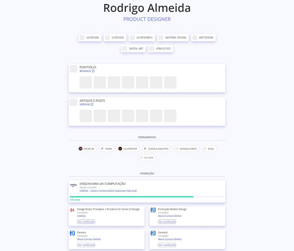 Meu primeiro site de portfólio (UX/UI Design) | by Rodrigo Almeida @rodrigoalmeida.design | Medium