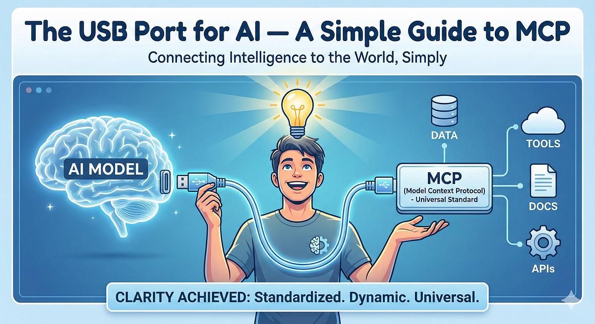 The USB Port for AI — A Simple Guide to MCP | by Sritaj Kumar Patel ...