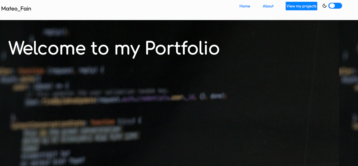 My first Front-end Portfolio | Codecademy project | JavaScript in Plain ...