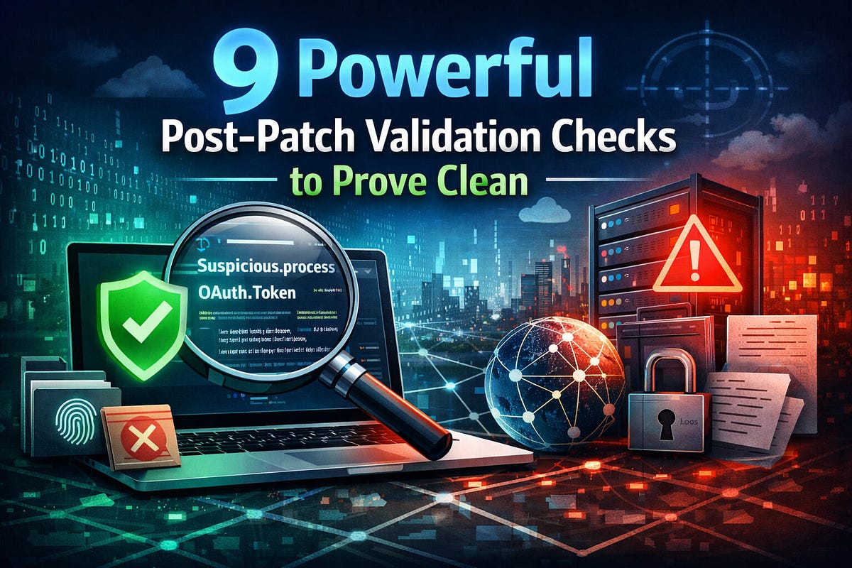 9 Powerful Post-Patch Validation Checks to Prove Clean | by Pentest ...
