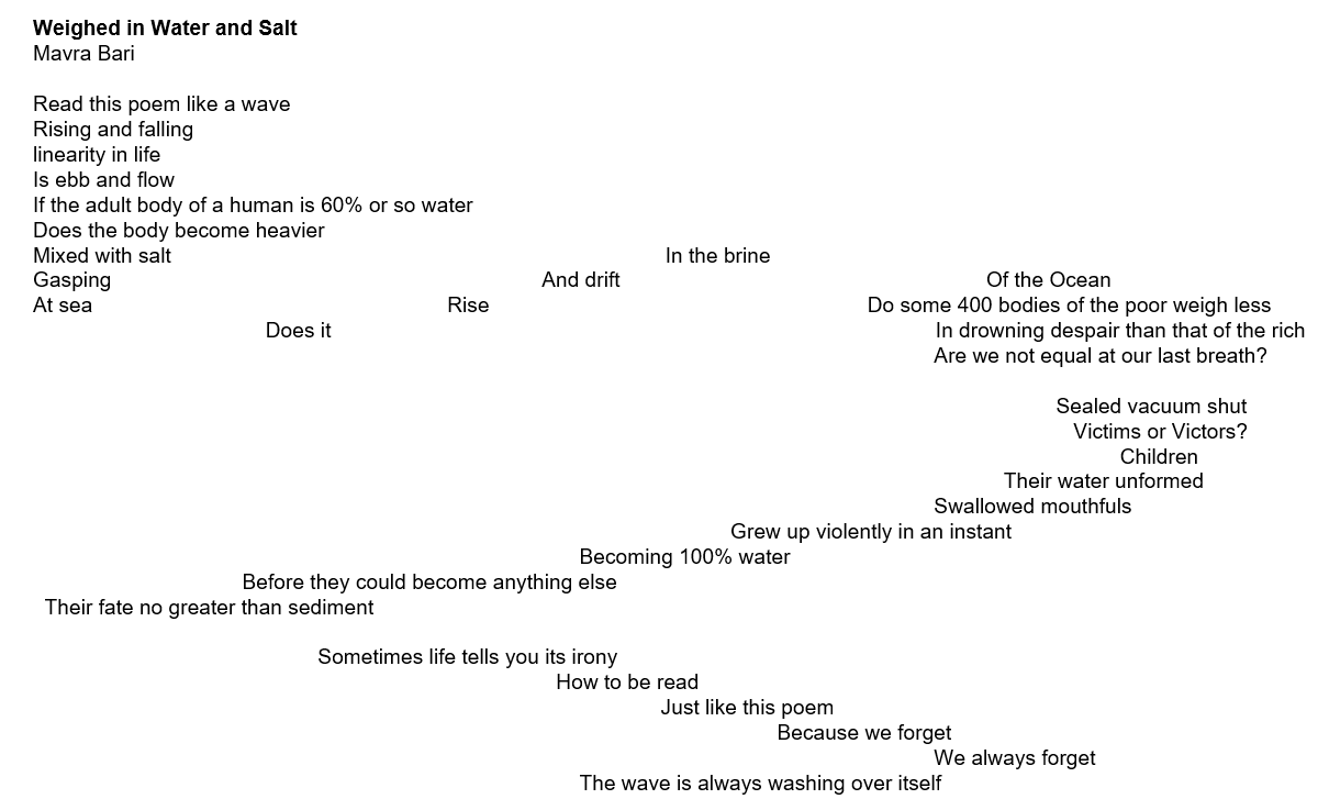 Weighed in Water and Salt: For Everyone Drowned, Dreaming and Doomed ...