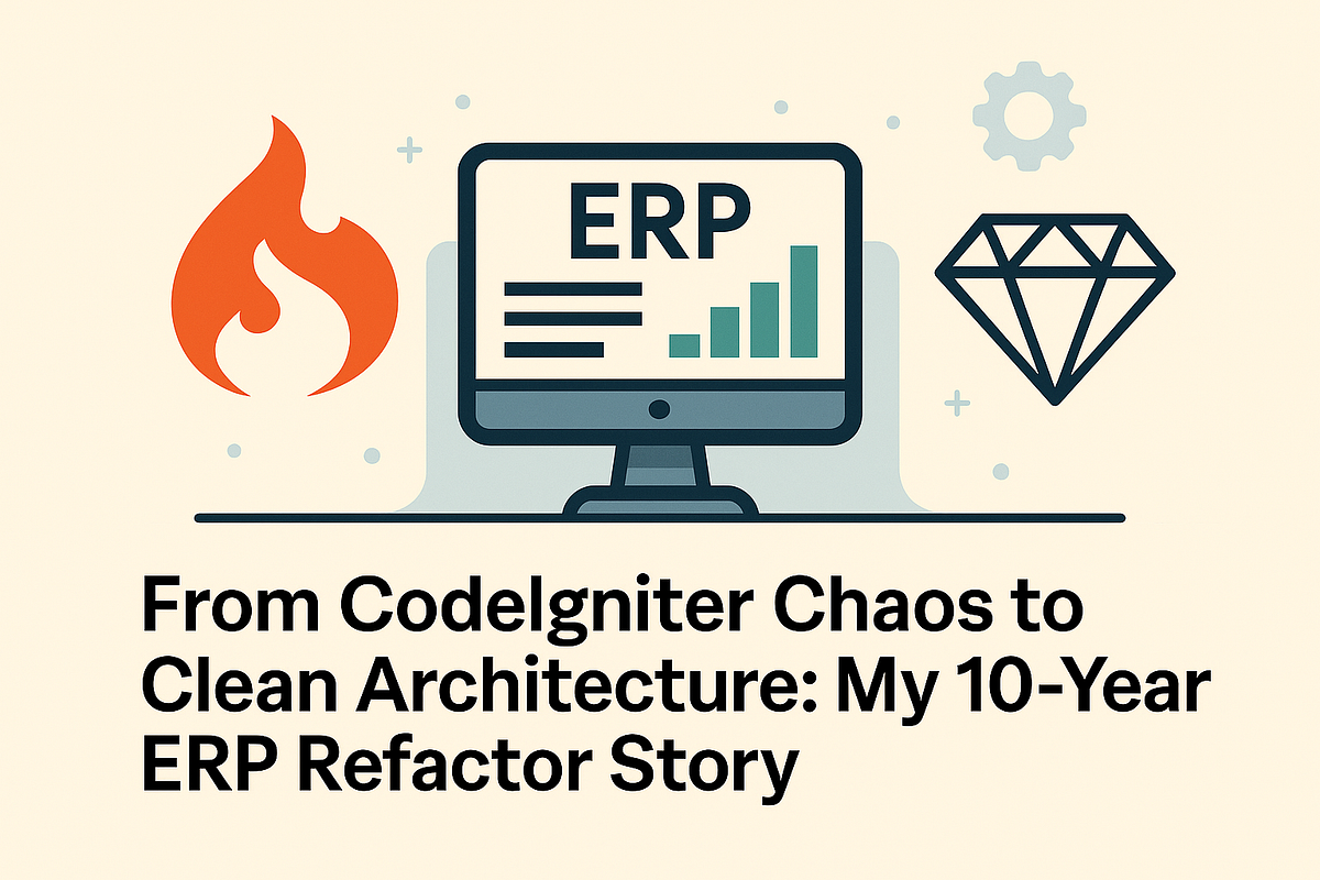 From CodeIgniter 3 Chaos to Clean Architecture: My 10-Year ERP Refactor Story — Part 1 | by ...