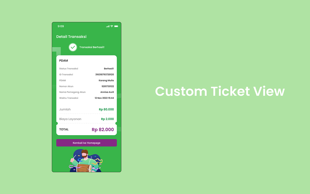 Create Custom Ticket View Android Studio XML | Medium