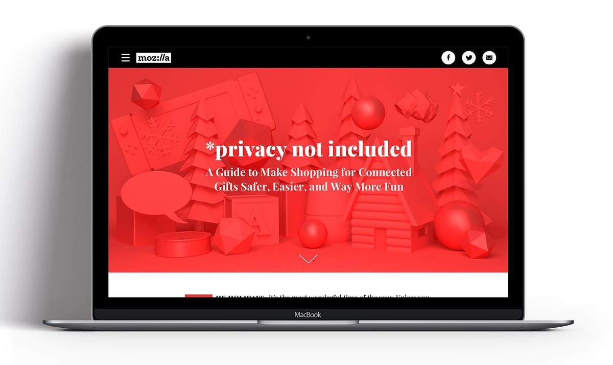 Dear Santa: I researched 54 connected products for Mozilla’s holiday ...