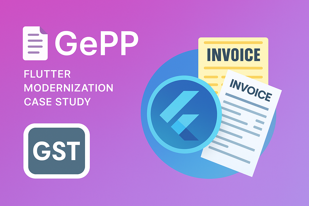 🧾 GePP — Modernizing the GST E-Invoice Preparation & Printing System ...