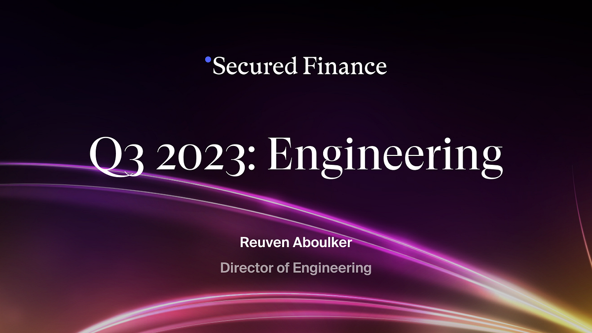 Q3 Update: Engineering Team. Message from Director of Engineering at ...